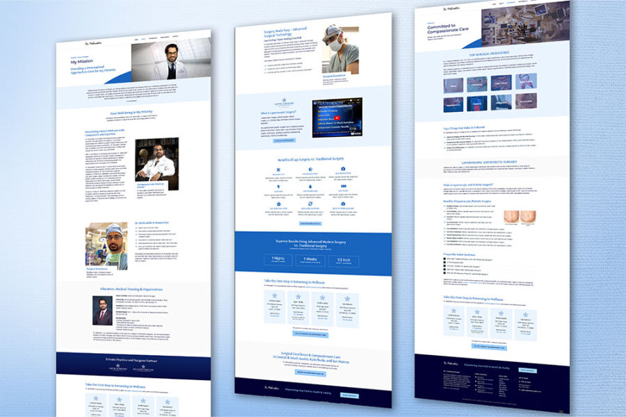 Website Design Portfolio - Dr. S. Sameer Mohiuddin - TruBrand